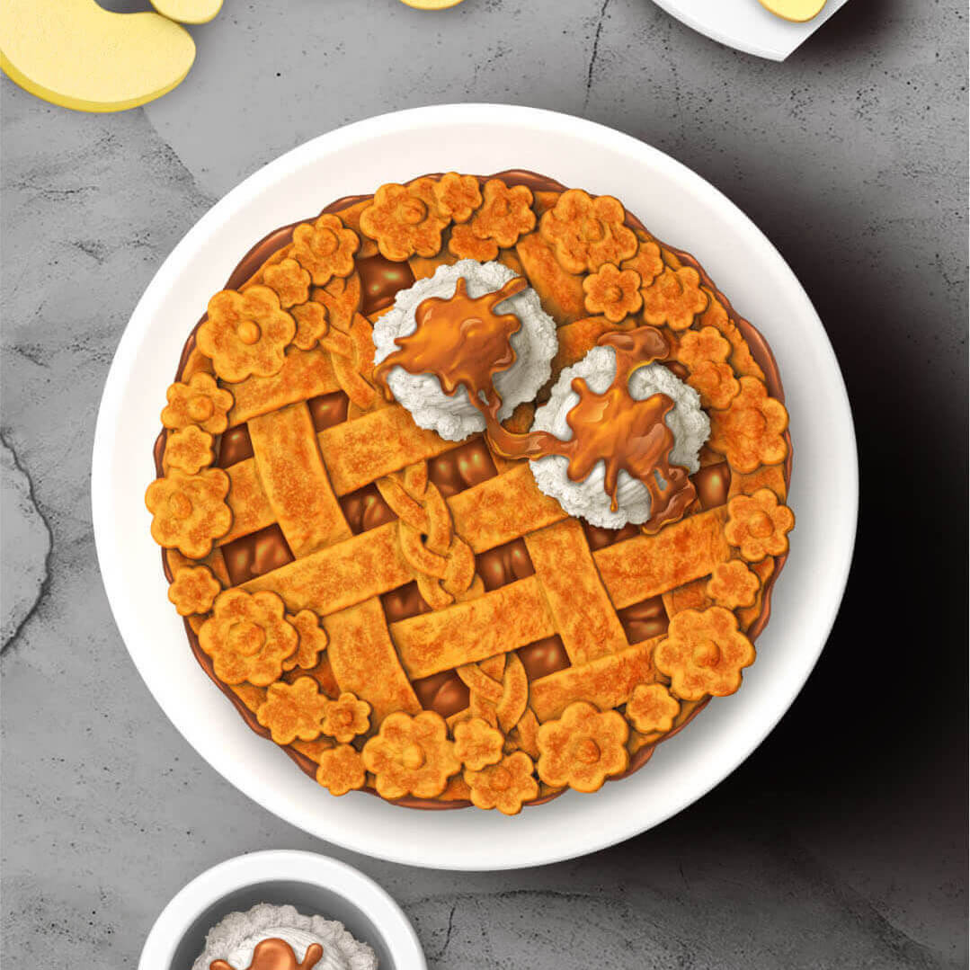 Lattice-top Apple and Cinnamon Pie - Mini Brands™ | MasterChef®